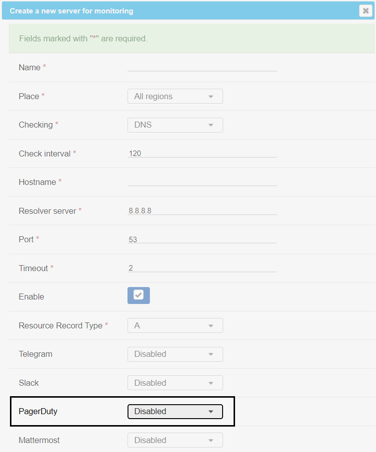 How to create a PagerDuty integration with Roxy-WI